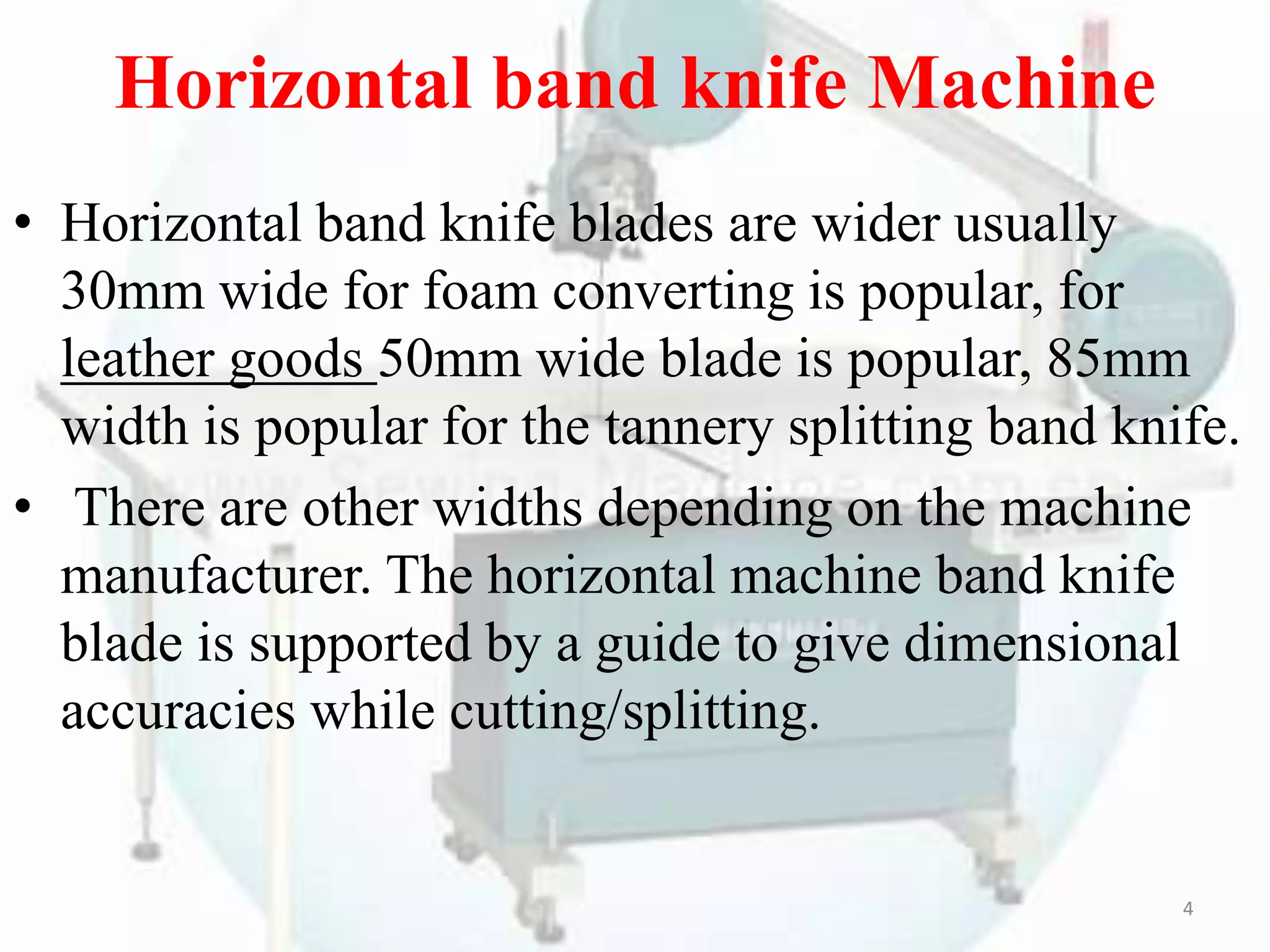 Band-knife | PPTX