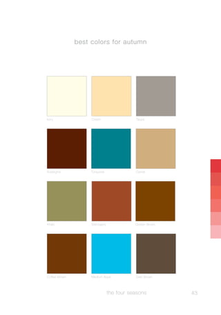 Autumn Color Palette Color Me Beautiful