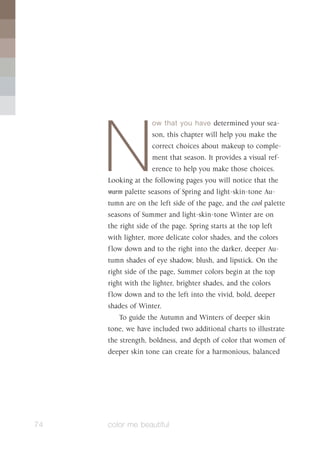 Color Me Beautiful Autumn Color Chart