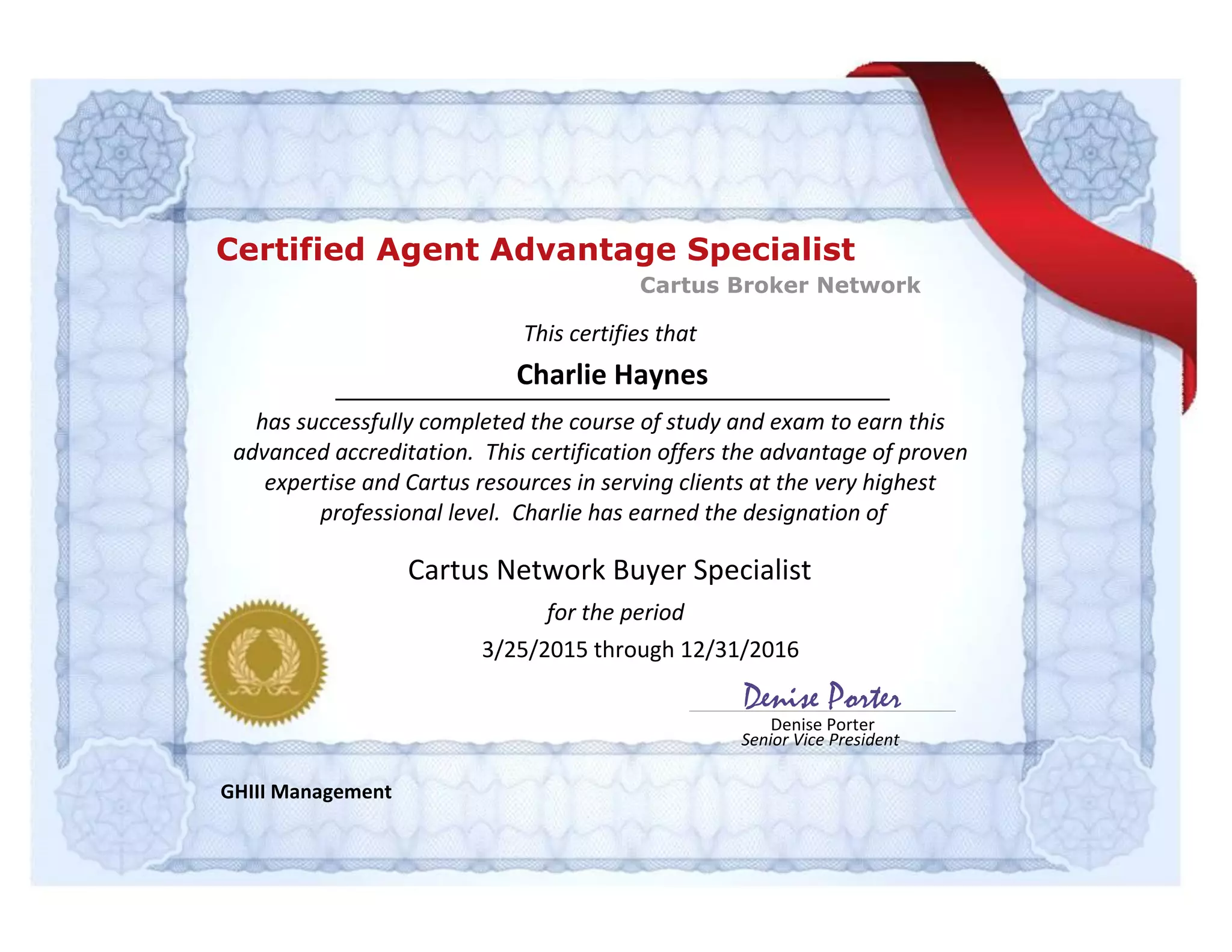 CAA Certificate 2015 | PDF