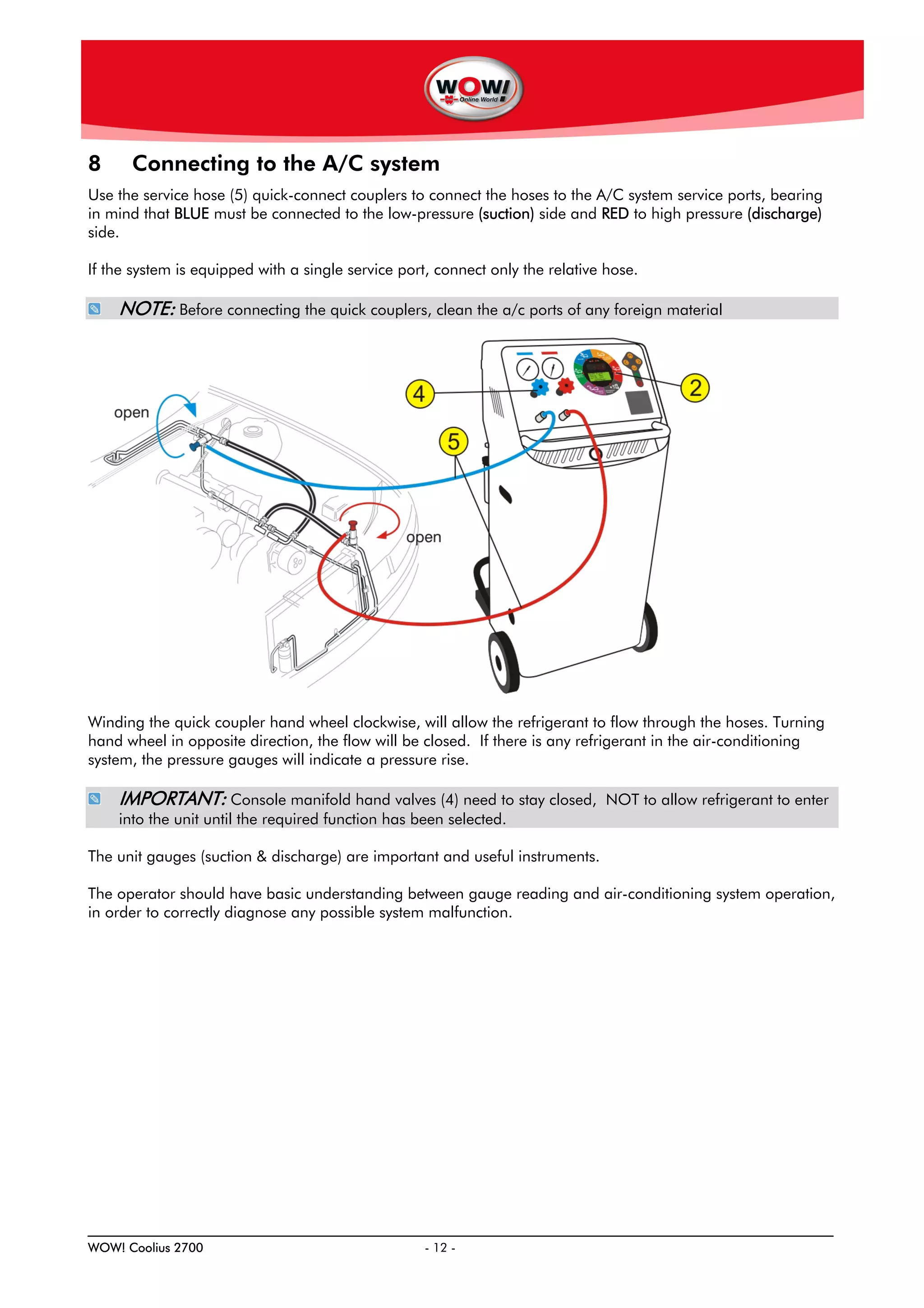 Automotive Air-Conditioning Service Equipment | PDF