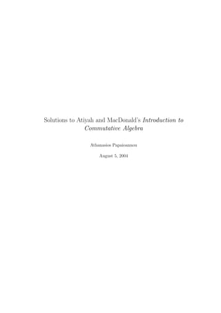2. Solutions_to_Atiyah_and_MacDonald | PDF