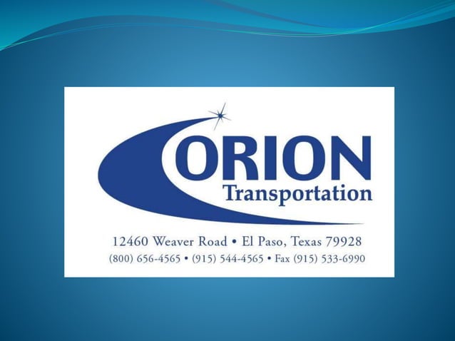 Orion Presentation | PPTX