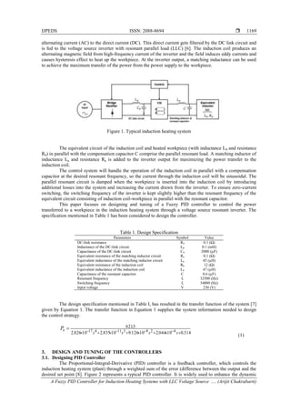A Fuzzy PID Controller for Induction Heating Systems with LLC Voltage Source Inverter | PDF