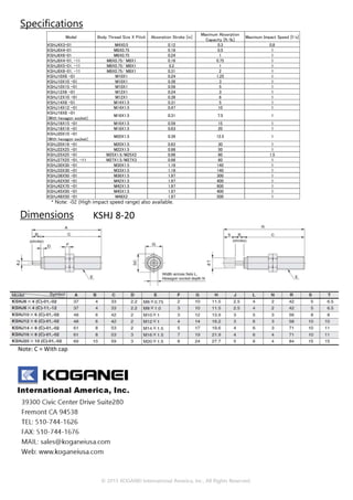 PA_Shock absorber_KSHJ series | PDF