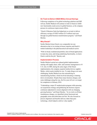 smiths-medical-ebs-case-study | PDF | Business Utilities | Business