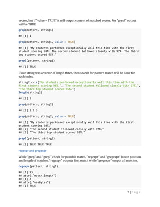 Introduction_to_Regular_Expressions_in_R | PDF | Programming Languages | Computing