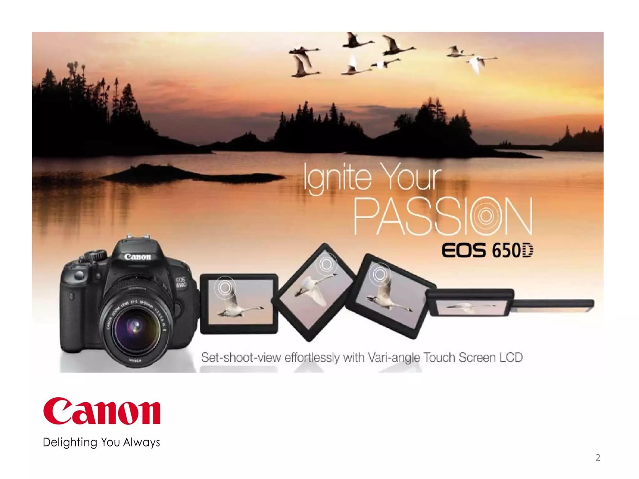 Canon new Presentation for Advertisment | PPT