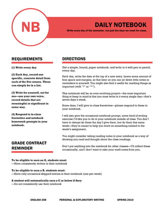 208 sp 19 notebook guidelines | PDF