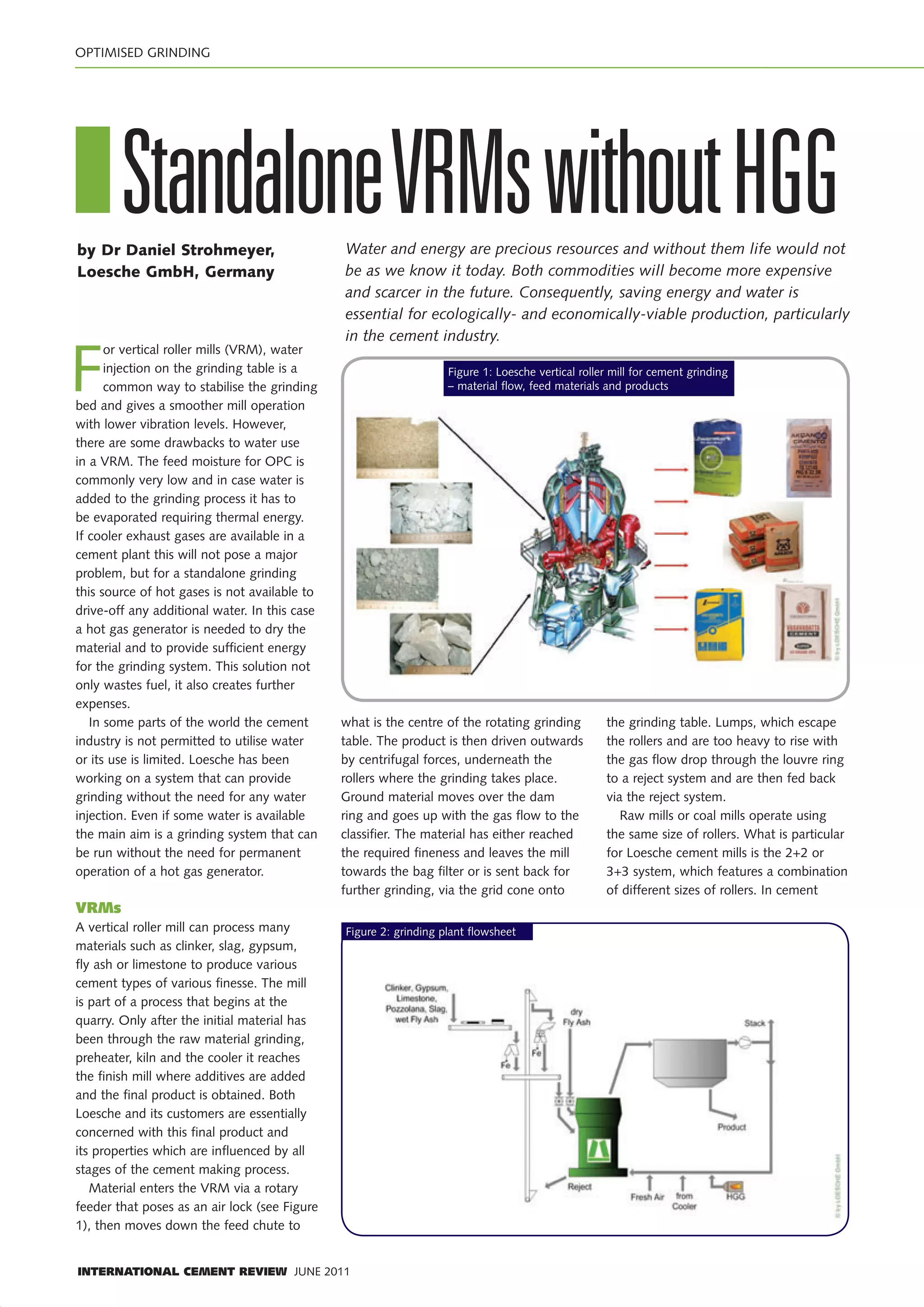 Standalone Vertical Roller Mills Without HGG | PDF