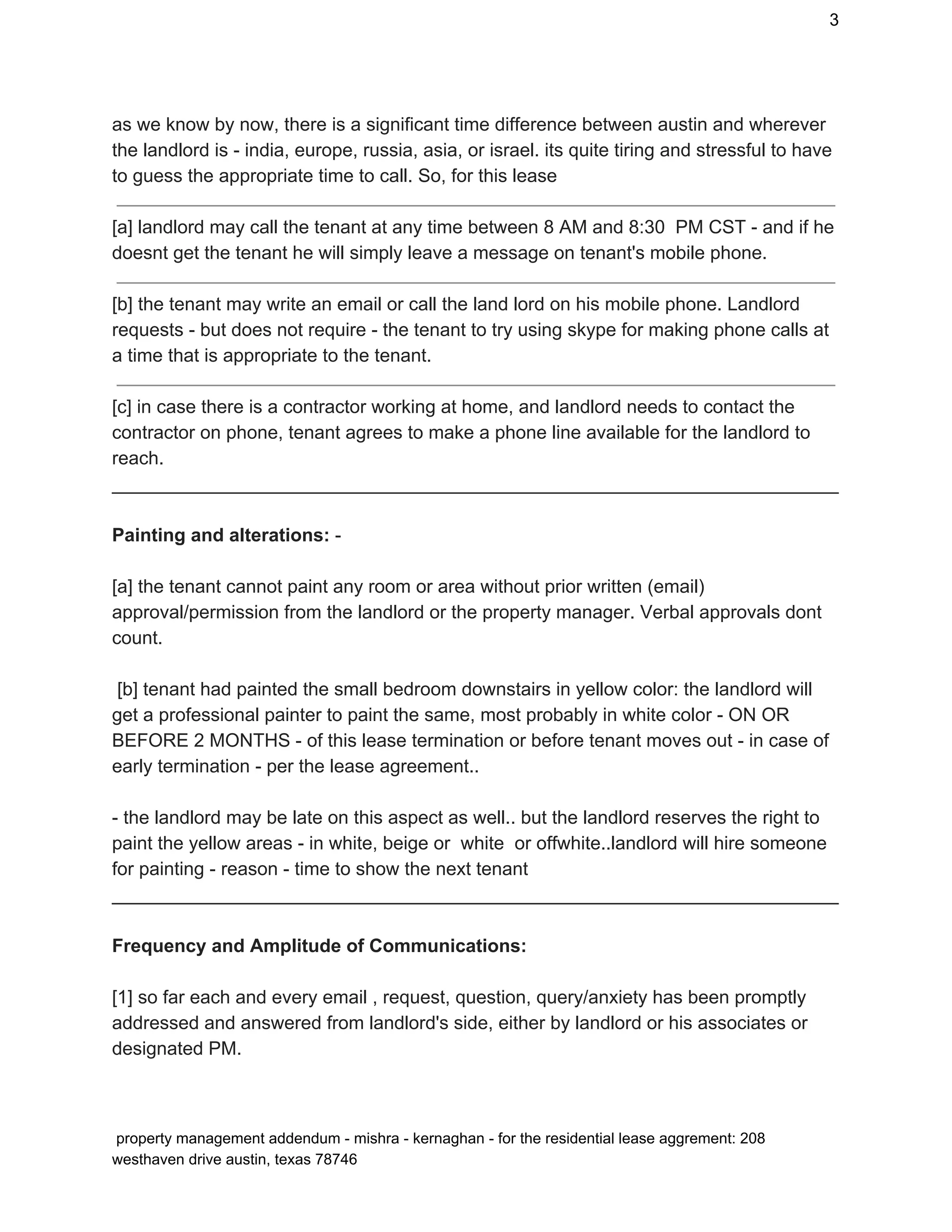 property management addendum | PDF