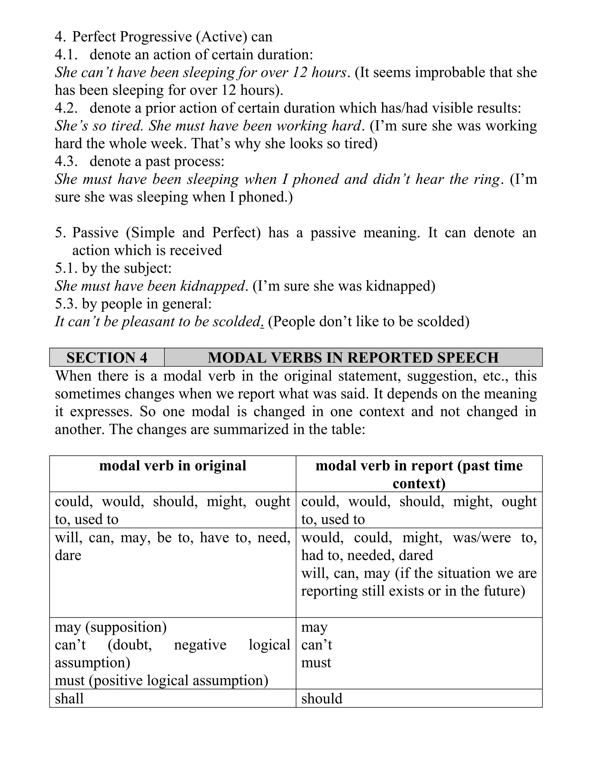 209. modal verbs in modern english theory and exercises | PDF