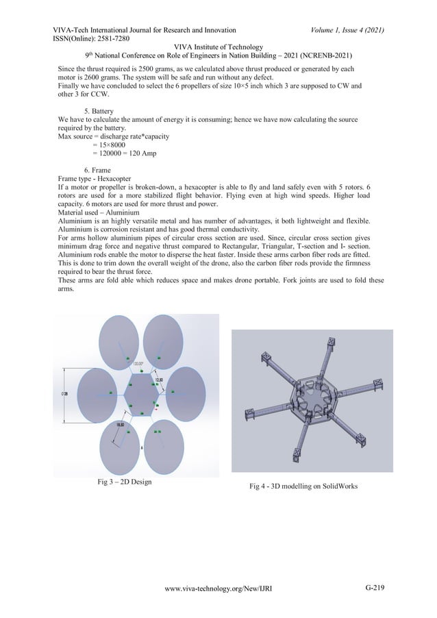 Design of Unmanned Aerial Vehicle (UAV) for Agricultural Purposes | PDF