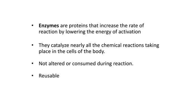 Different types of enzymes and its role and impact | PPT | Free Download