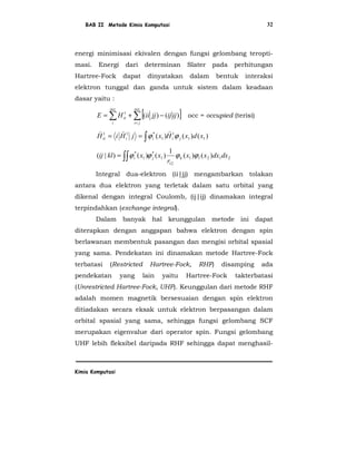 209109096 4 bab-ii-metode-kimia-komputasi | PDF