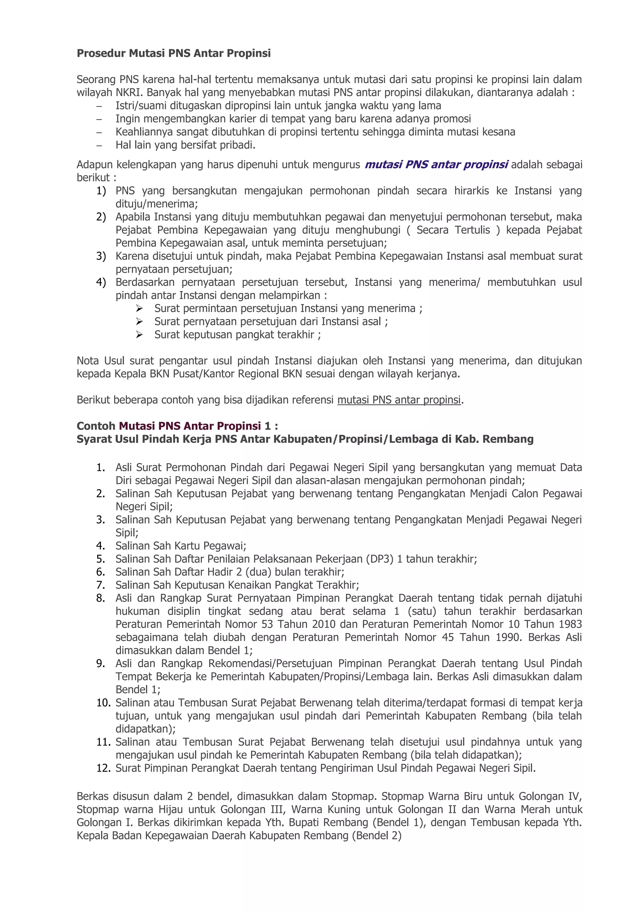209116135 prosedur-mutasi-pns-antar-propinsi | PDF