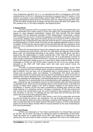 2FYSH: two-factor authentication you should have for password replacement | PDF | Internet ...