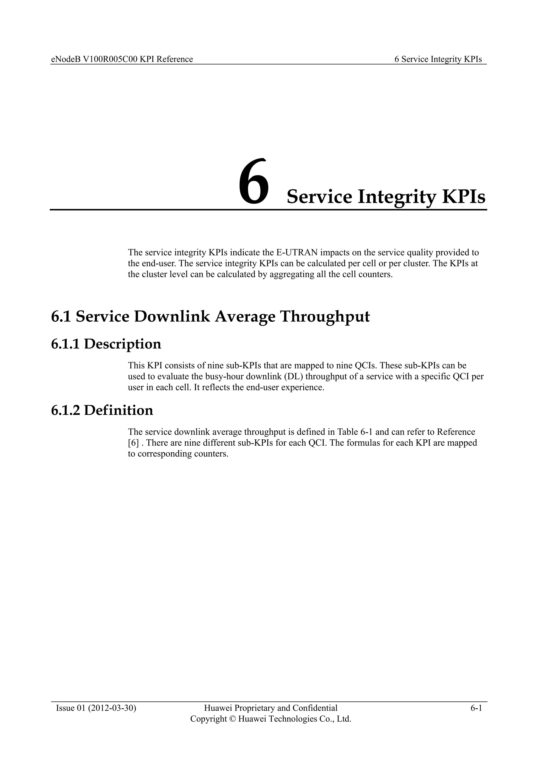 huawei-lte-kpi-ref | PDF