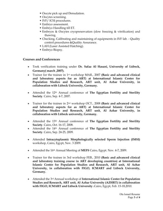 Dr.Ola Ismail Resume (5) | PDF