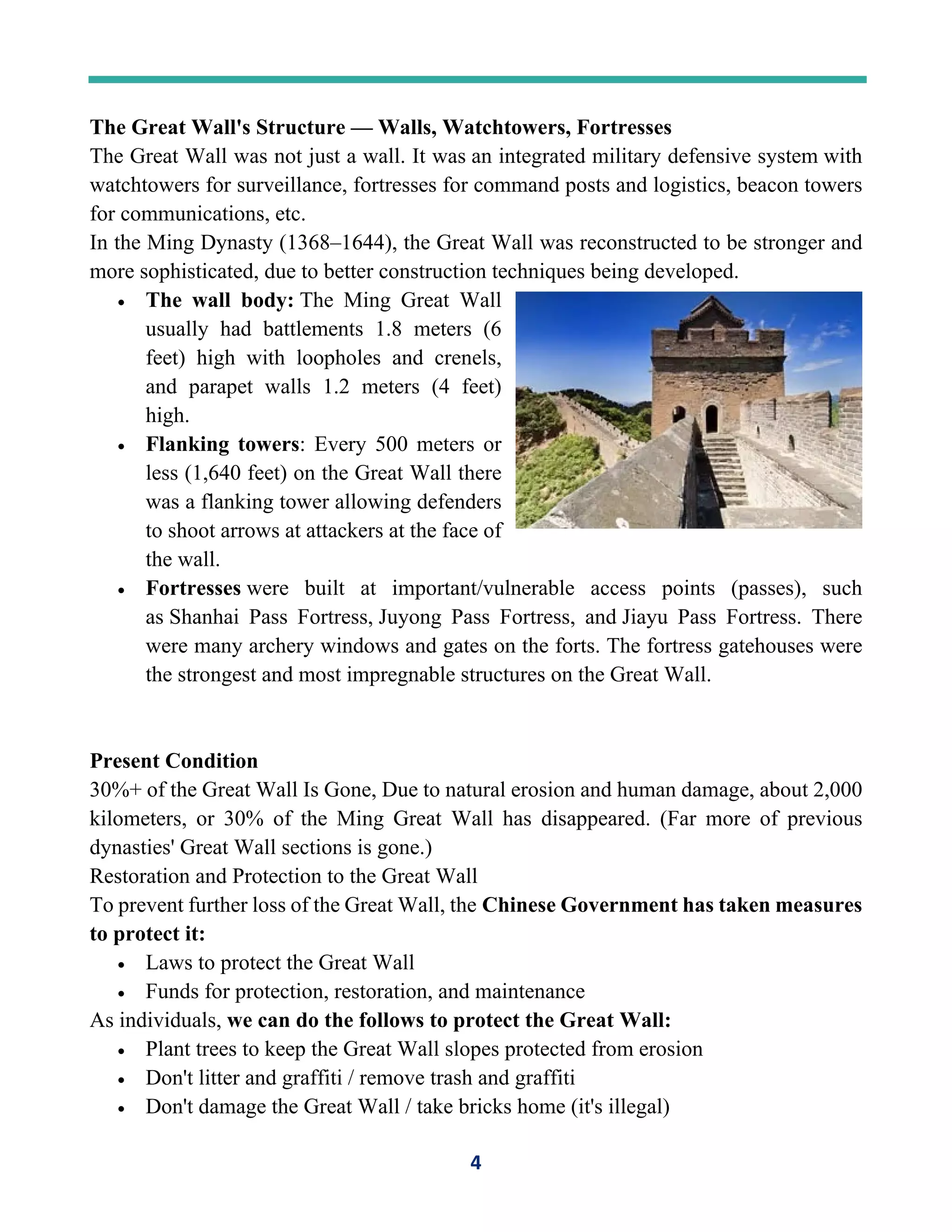 the great wall of china | PDF