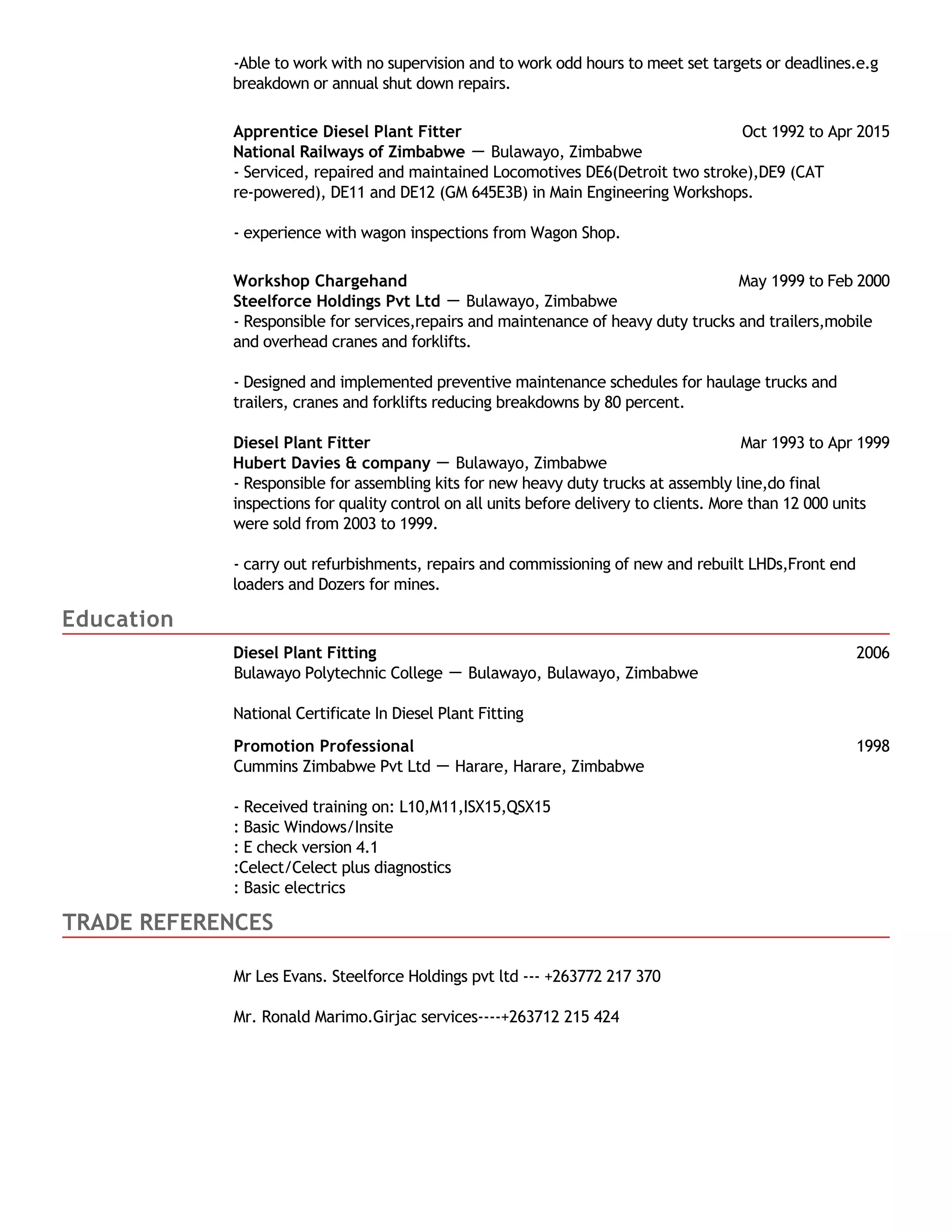 Knowledge William Mushore Resume | PDF