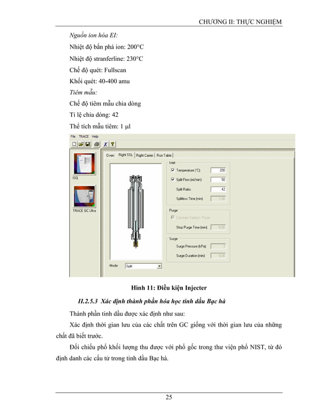 LY TRÍCH VÀ KHẢO SÁT THÀNH PHẦN HÓA HỌC CỦA TINH DẦU BẠC HÀ (MENTHA ...