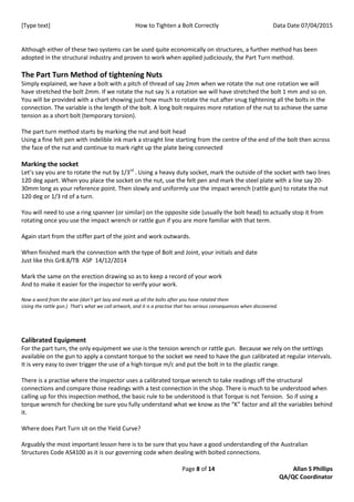 20150119-Tightening Bolts | PDF