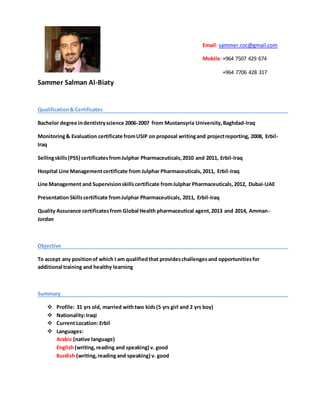 CV updated 2015 | DOCX