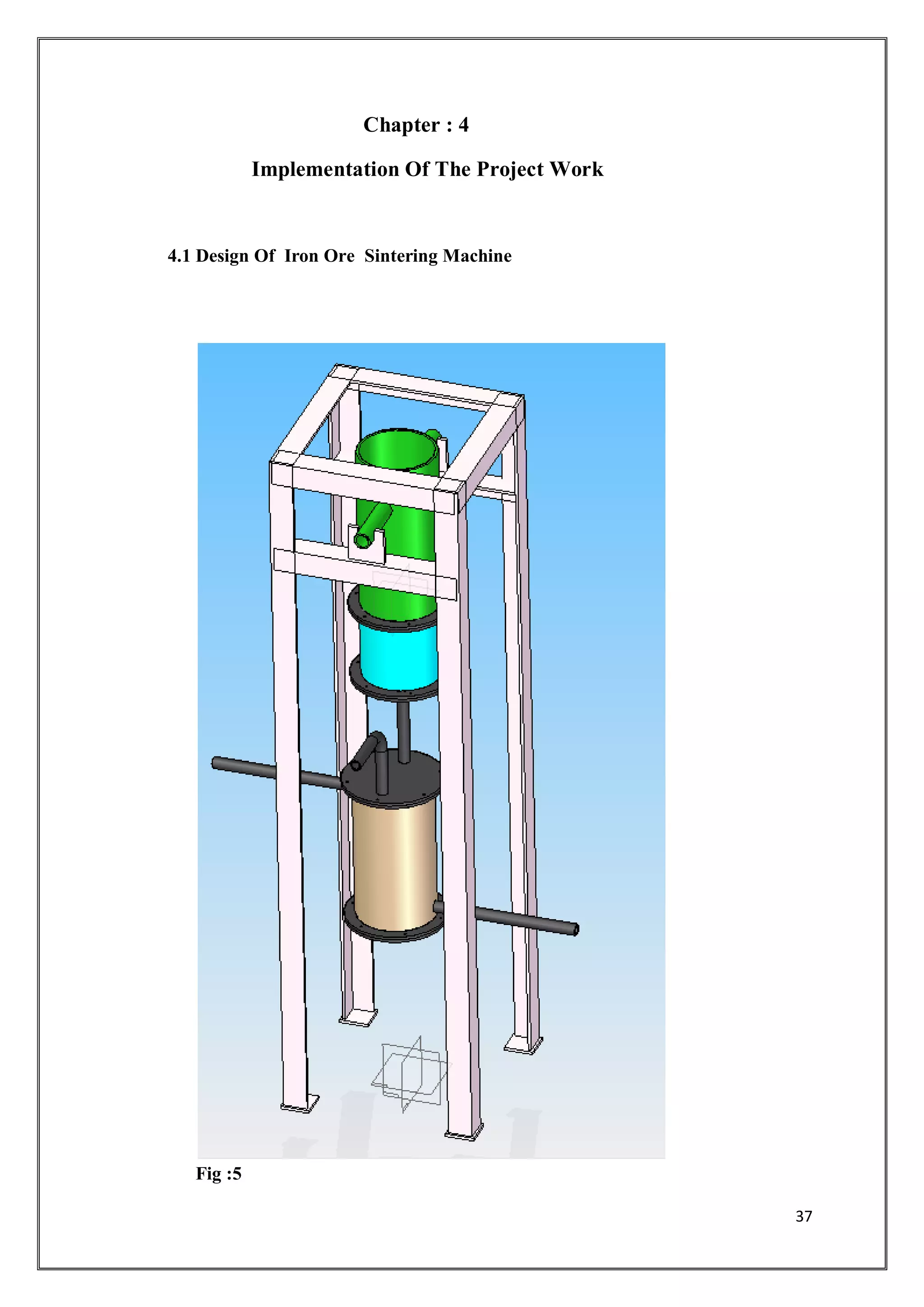 Design And Fabrication Of Iron Ore Sintering Machine | PDF