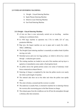 Design And Fabrication Of Iron Ore Sintering Machine | PDF