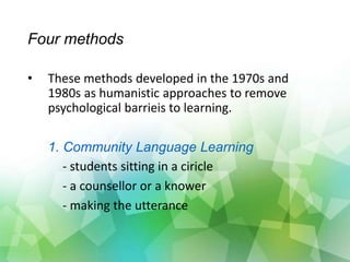 Teaching Methods for ESL.ppt | Education