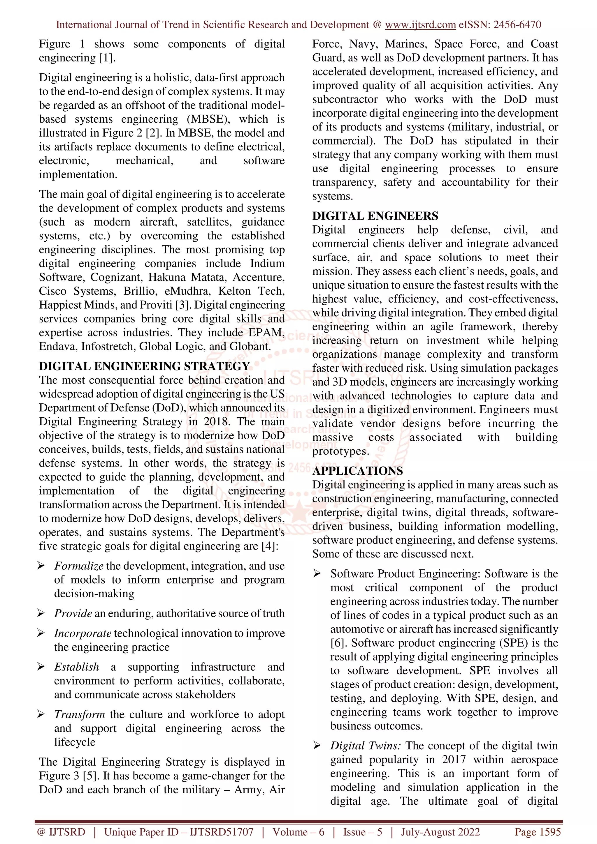 Digital Engineering A Short Overview | PDF