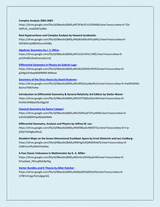 209 Free Classical Mathematics Textbooks - All The Math Books You'll ...