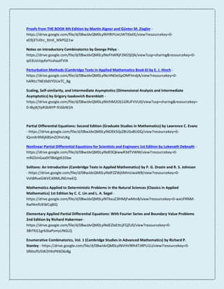 209 Free Classical Mathematics Textbooks - All The Math Books You'll Ever Need | PDF