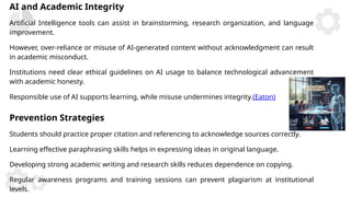 Ethics and Academic Integrity in Education | PPTX