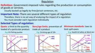 Regulation to Correct Market Failure | PPT