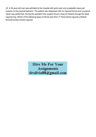 20 A 45yearold man was admitted to the hospital with groi.pdf