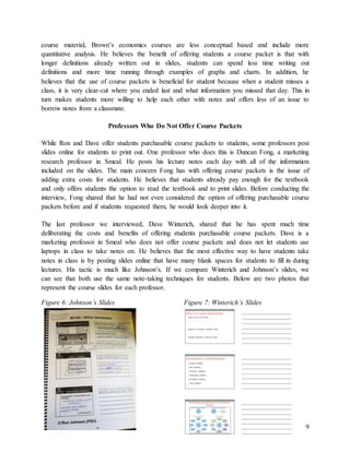 Exhibiting the Benefits of Student Course Packets | DOCX | College ...