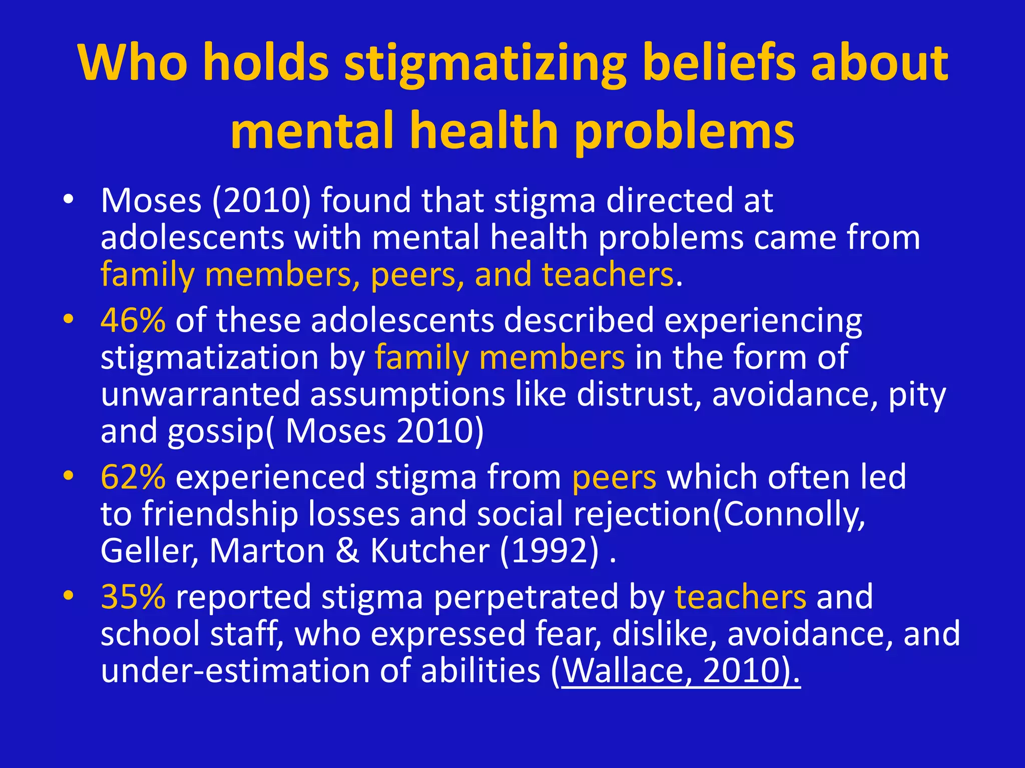 STIGMA OF MENTAL HEALTH | PPSX