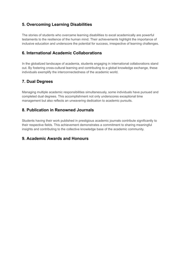 20 Academic Achievement Examples 2024_ Unlocking Success through ...