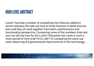 Lustre Generational Performance Improvements & New Features | PDF | Graphics Software | Computer ...
