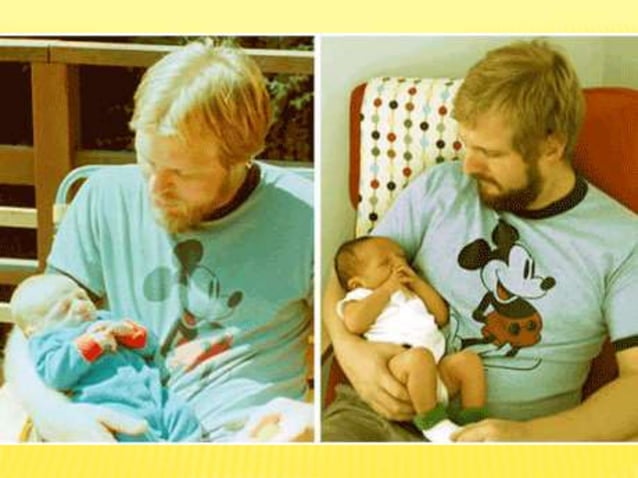 20 amazing identical images of parents and their children at the same ...