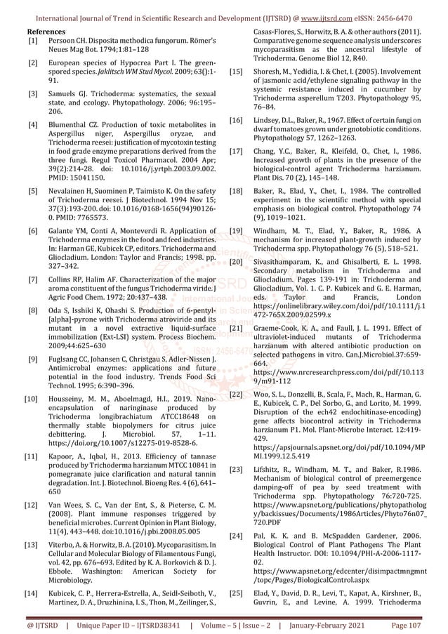 Applications of Trichoderma A Review | PDF