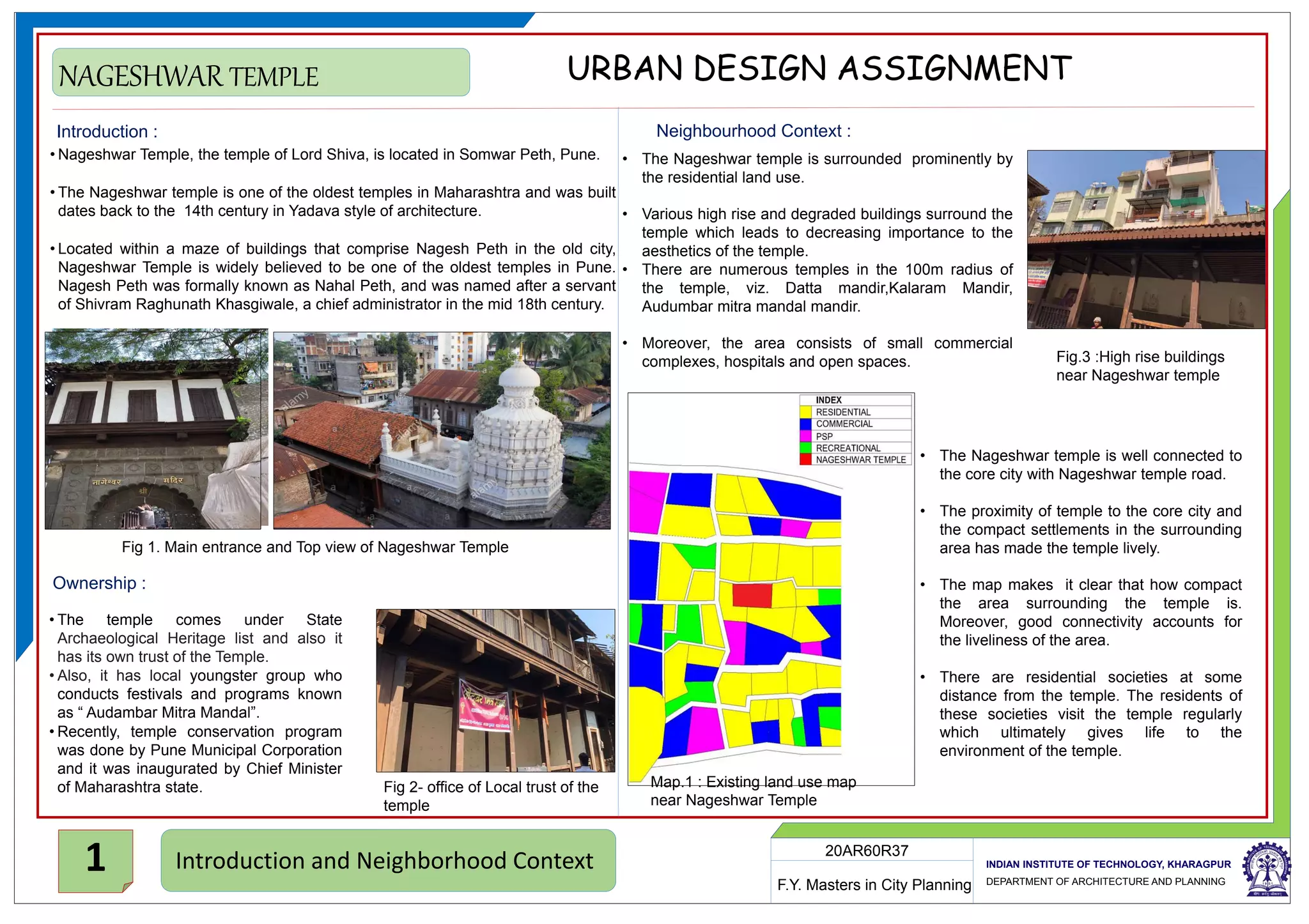 Nageshwar Temple Redesigning Plan, Pune | PPT