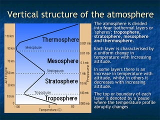 STRUCTURE OF THE ATMOSPHERE | PPT