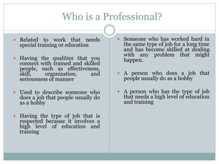 20 attributes of an exceptional professional (2) | PPTX