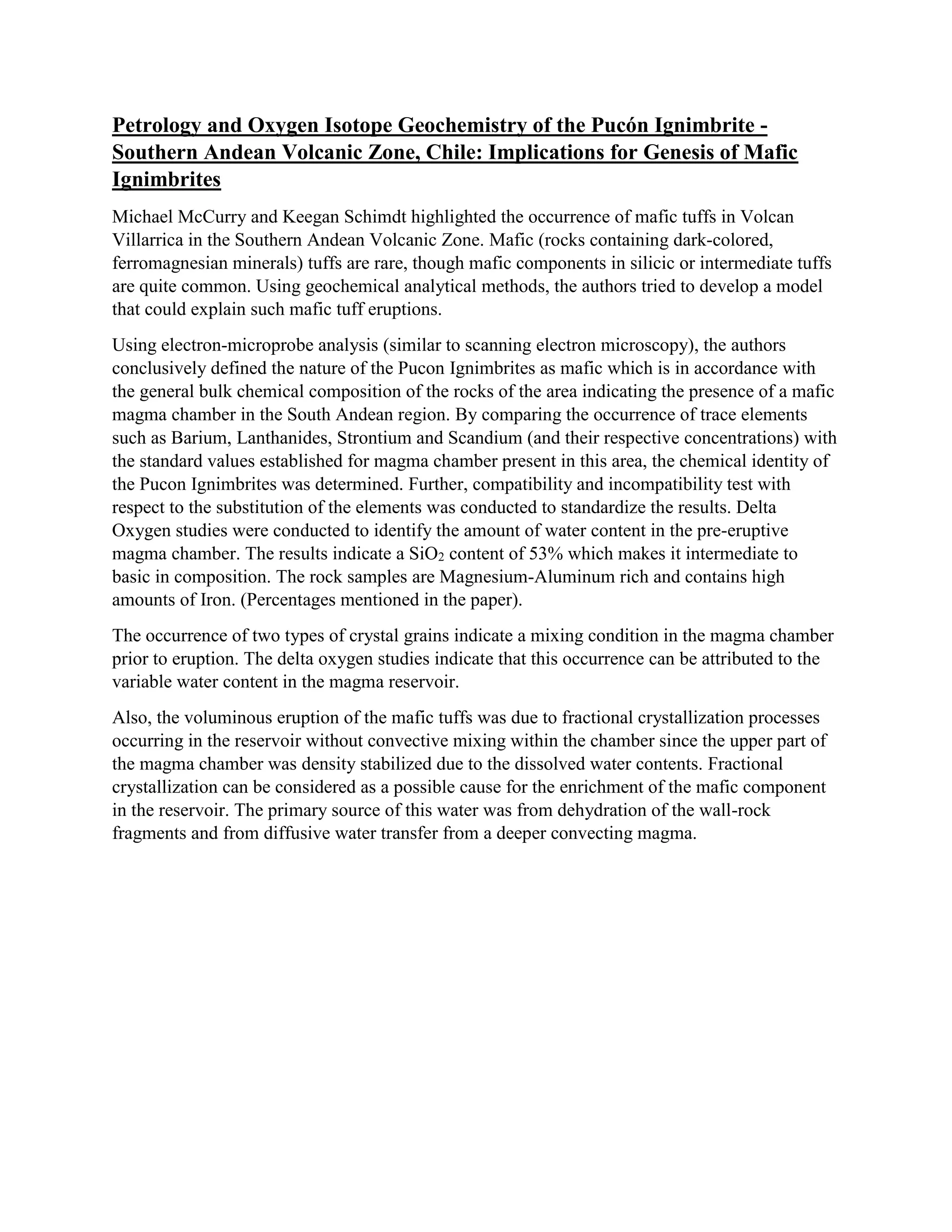 Volcanic Tuff | PDF | Chemistry | Science