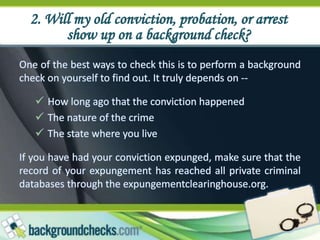 20 Frequently Asked Questions About Background Checks for Future ...