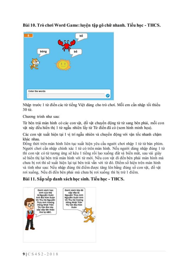 20 bai lap trinh scratch | DOCX