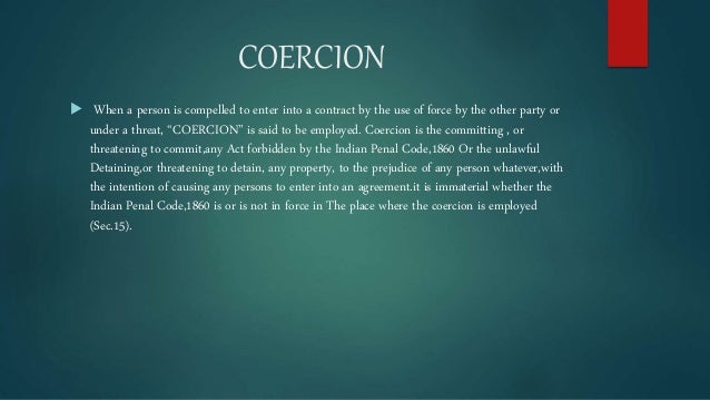 Consent and Free Consent | PPT